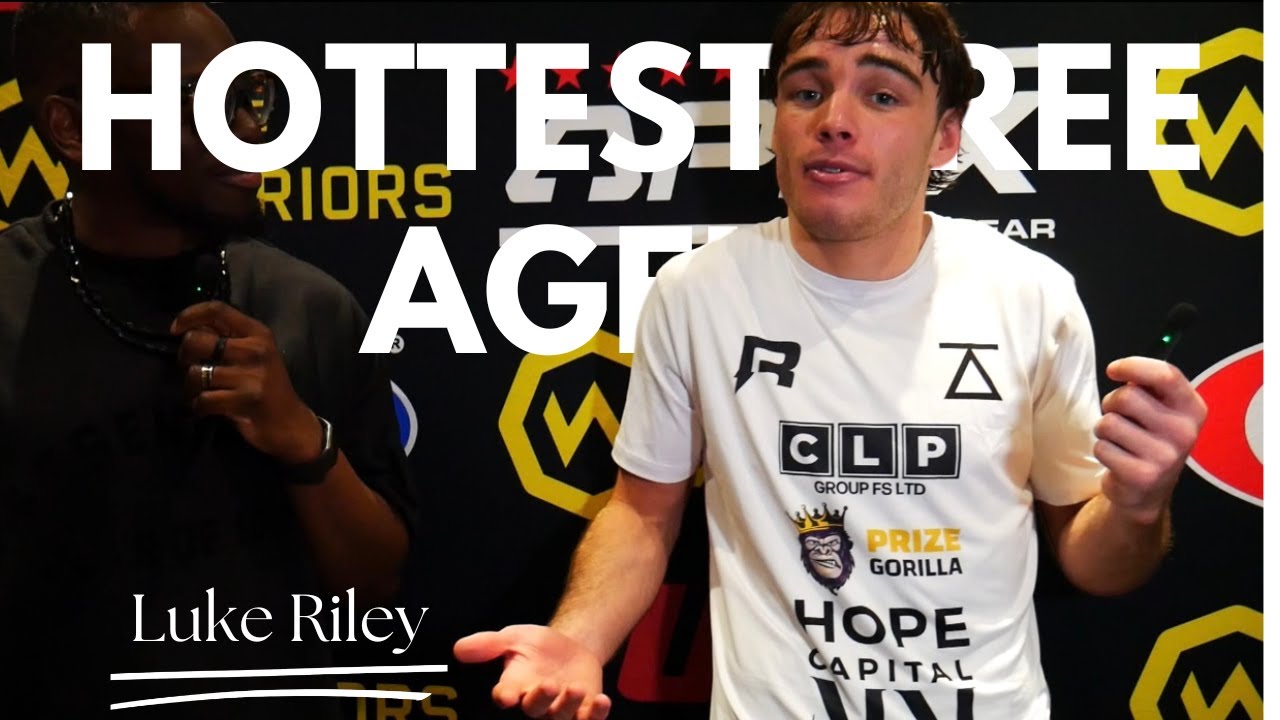 "I'm sat here like a dry TOWEL" Phenom Luke Riley is undeniable for UFC ...