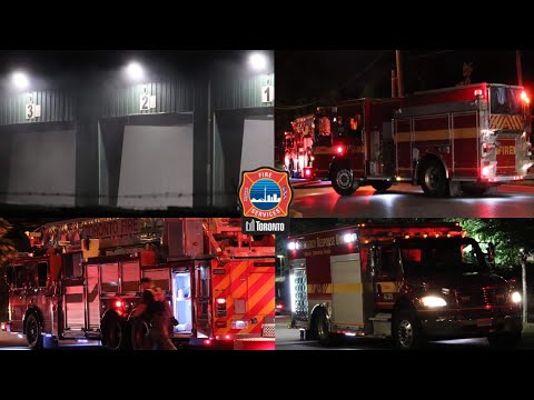 Waste Facility Fire: Industrial St - Toronto Fire - 2023 - YouTube