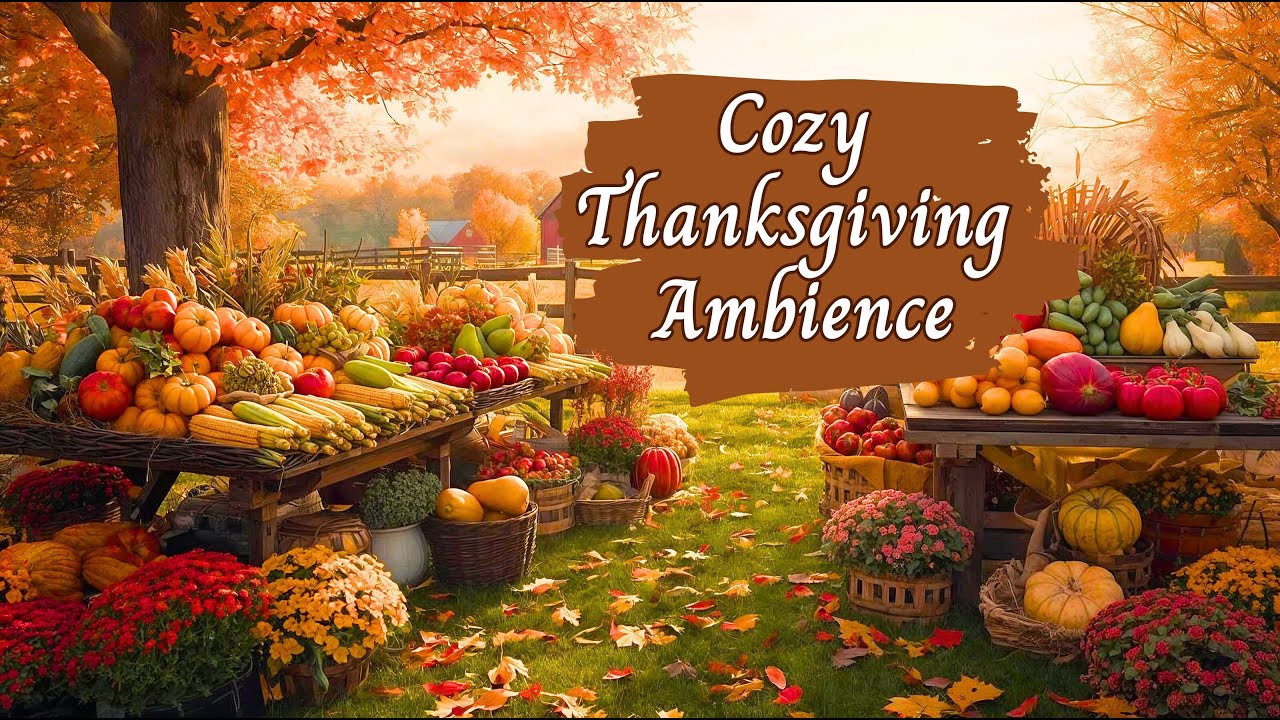 🎵 🍁Cozy Thanksgiving Ambience Music – Relaxing Fall & Thanksgiving ...