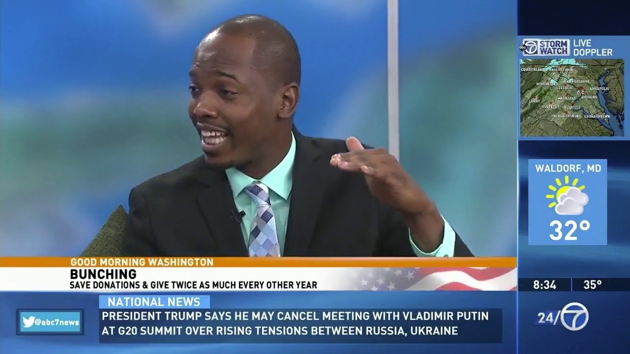 Tayvon Jackson, Charitable Giving 2018, News Channel 8, 11 28 18 - YouTube