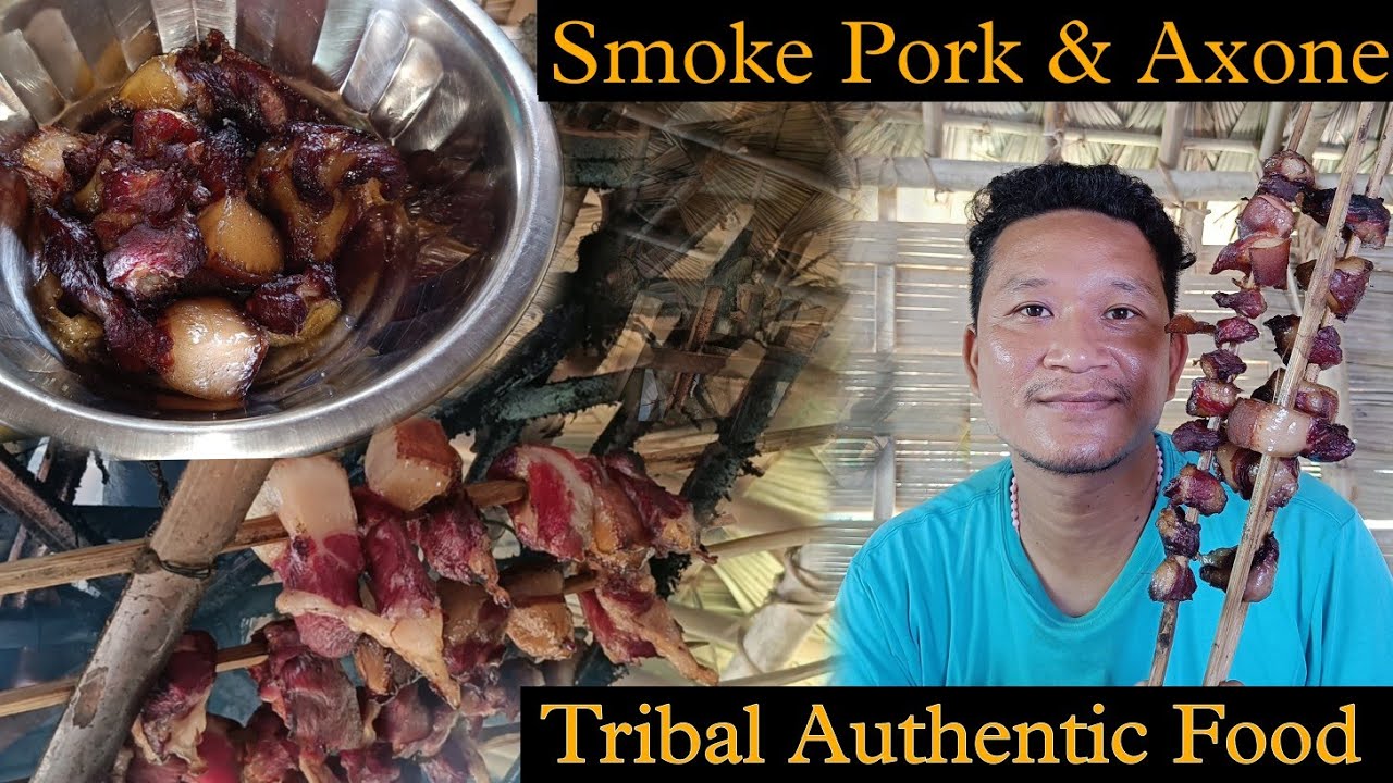 How to cook smoked pork with Axone??? || Full recipe on fermented beans ...