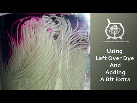 Dye Time #120: Experimenting with Left Over Dye and Dry Dye Powder ...