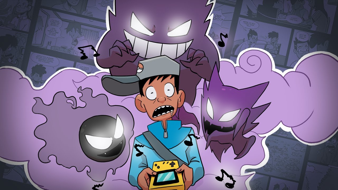 Creating a Spooky Lavender Town Pokémon Art | Timelapse - YouTube