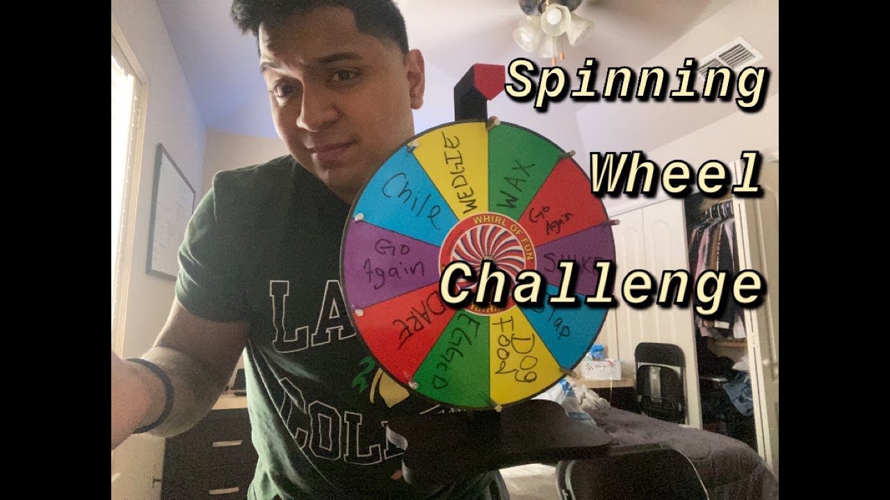SPINNING WHEEL CHALLENGE - YouTube