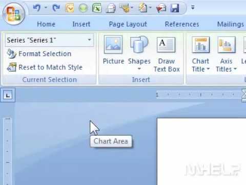 How to change the shape fill of chart elements in a document - YouTube