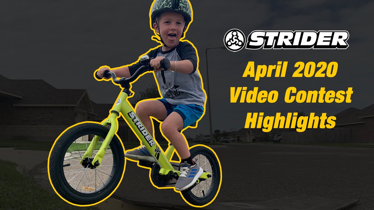 Strider Bikes Video Contest Highlights - April 2020 - YouTube