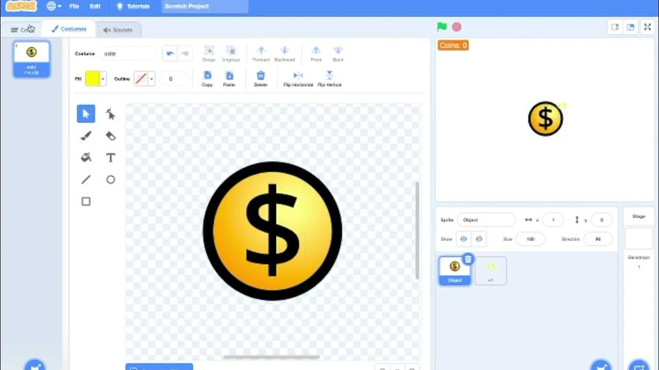 How to Make a Simple Clicker Game | Part 1 | Scratch Stuff - YouTube