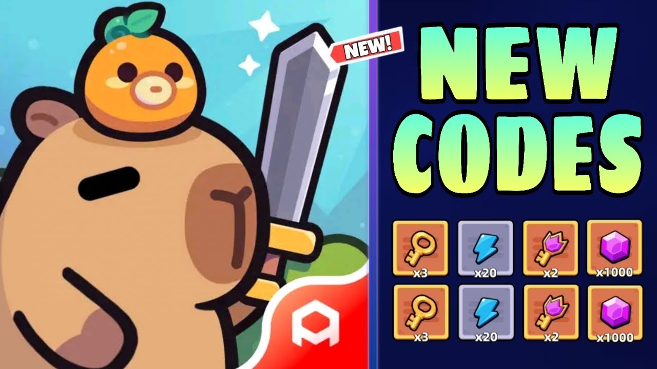 *New* Capybara Go Codes 16 November 2024 || How To Redeem Code ...
