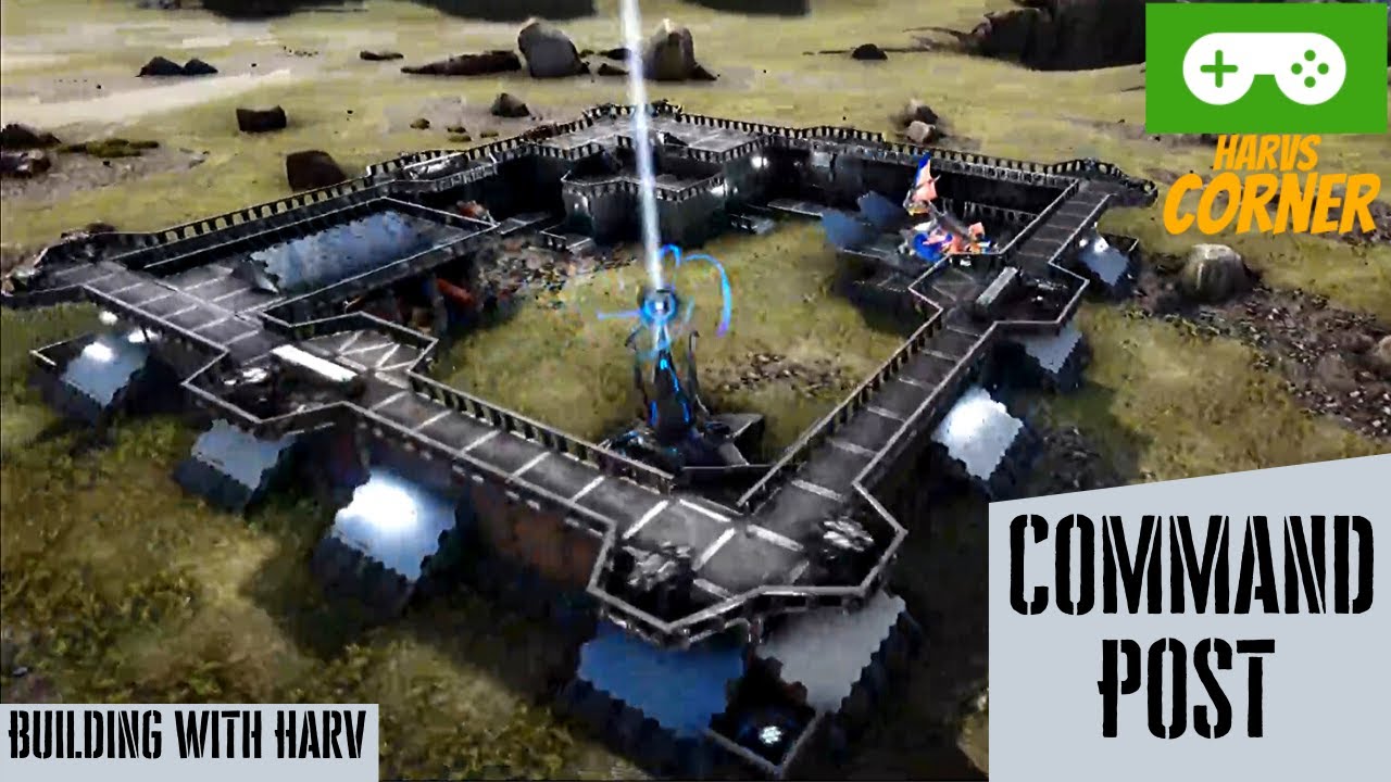 Ark Building: Command Post Speed Build (Ragnarok, No Mods) - YouTube