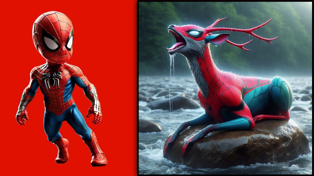 Superheroes || Deer Vengers 🦌|| All Characters marvel and DC || - YouTube