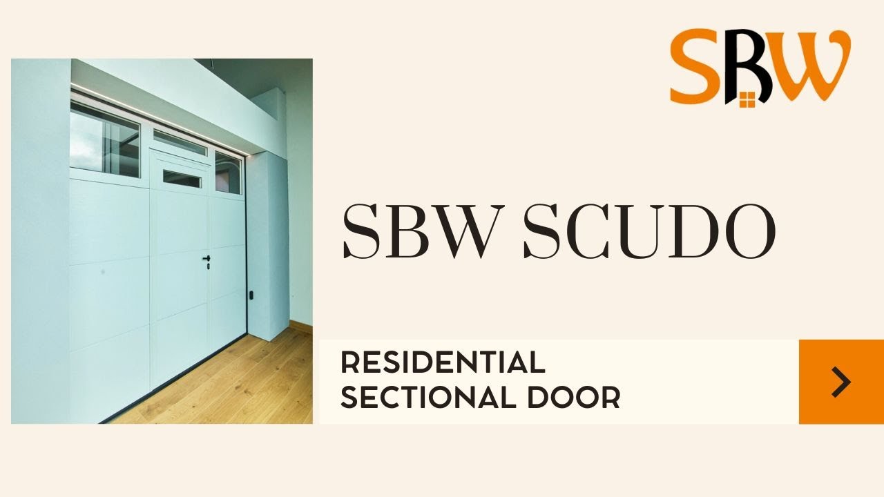 SBW SCUDO / RESIDENTIAL SECTIONAL DOOR / SBW GROUP - YouTube