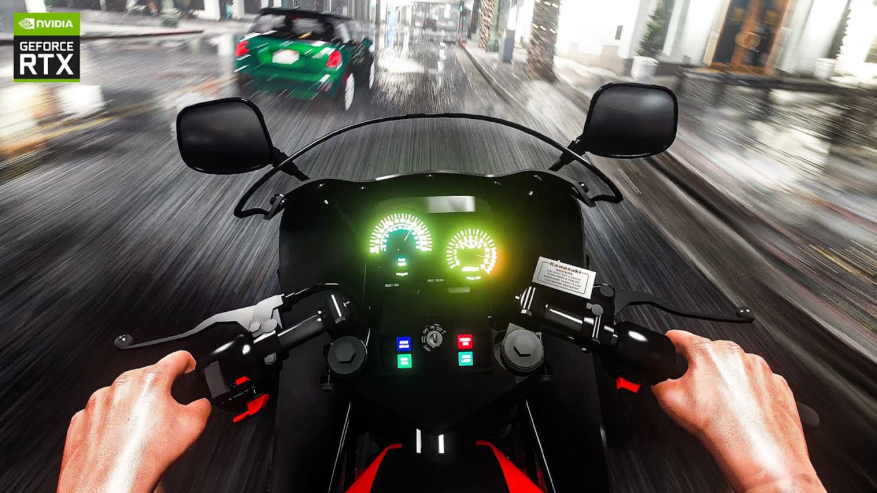 GTA 5 with Enhanced First-Person Camera - POV Ride Ultra Graphics ...