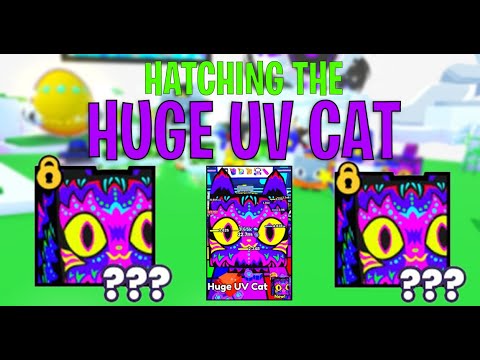 😱I HATCHED THE *NEW* HUGE UV CAT😱 PET SIMULATOR 99 - YouTube