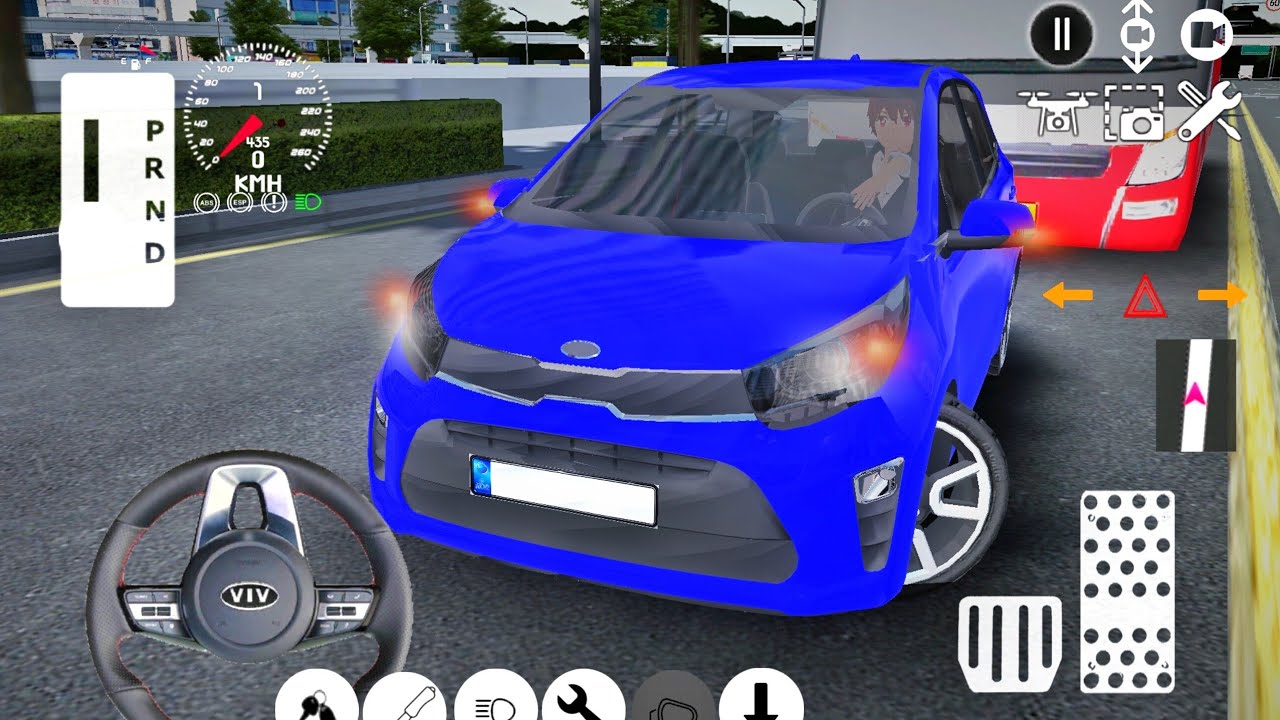 3D Driving Game - Blue Kia Picanto Car Driving - Car Game Android ...