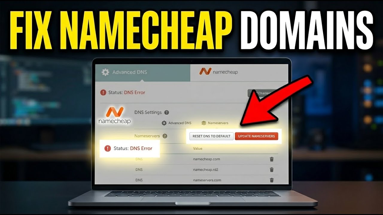 How to Fix Domain Issues with Namecheap - Full Guide - YouTube