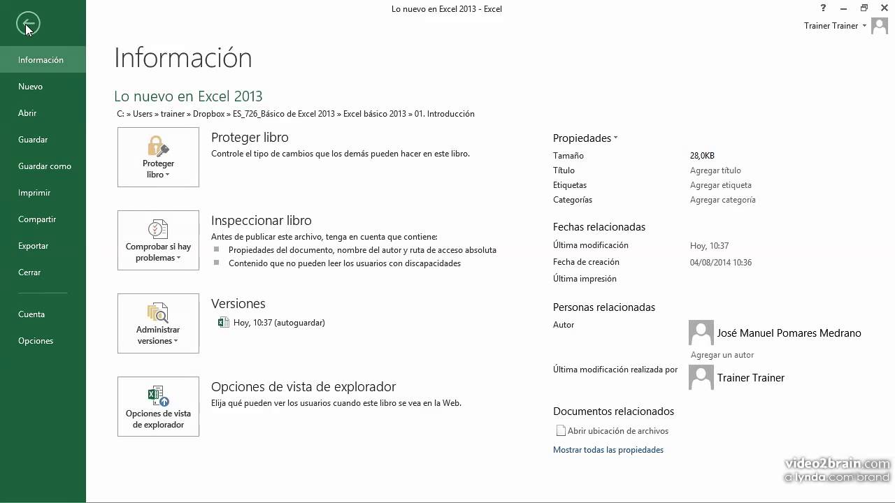 02 LO NUEVO EN EXCEL 2013 - YouTube