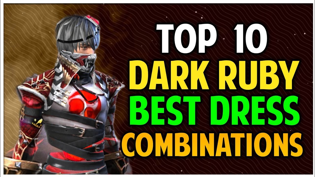 Dark Ruby Bundle Dress Combination || New Dark Ruby Incubator Dress Combination For All Players ...
