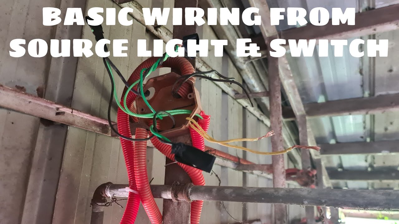 Part 1 BASIC ELECTRICAL WIRE INSTALLATION - YouTube