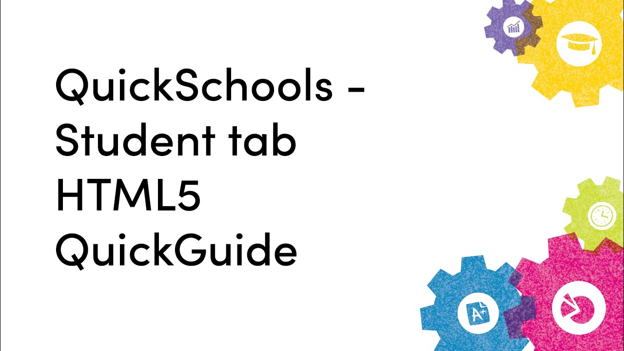 QuickSchools - Student tab HTML5 QuickGuide - YouTube