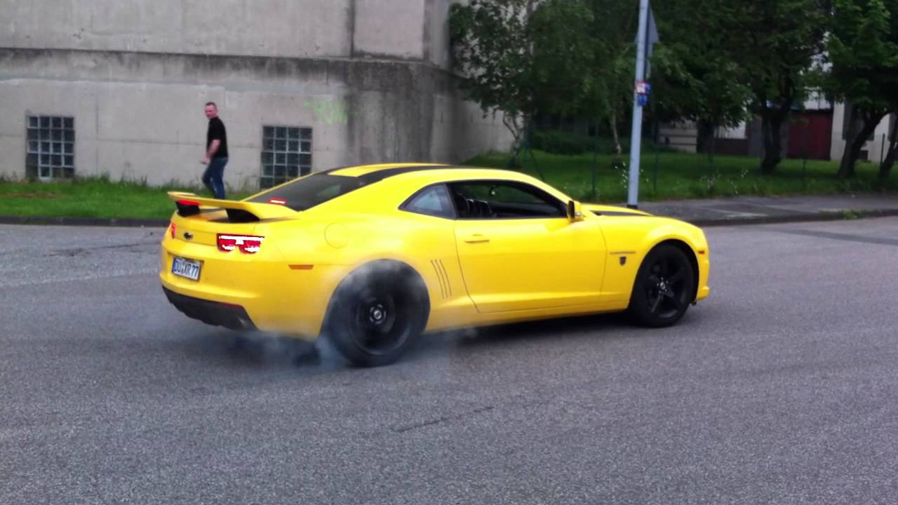 Burn Rochelle EU Camaro V8 - YouTube