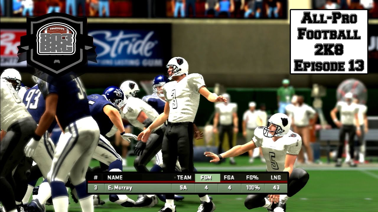 "LEGENDARY REMATCH" | ALL PRO FOOTBALL 2K8 SEASON MODE EP. 13 - YouTube