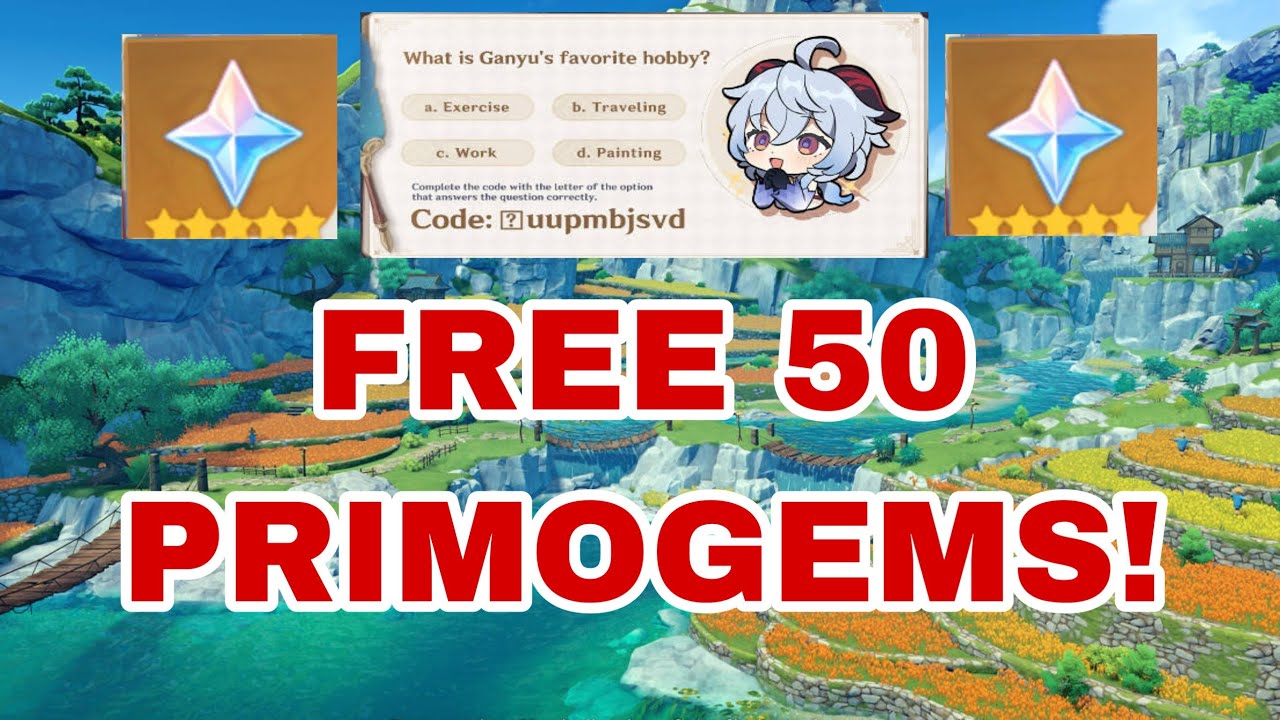 ANOTHER FREE 50 PRIMOGEM CODE! Genshin Impact - YouTube