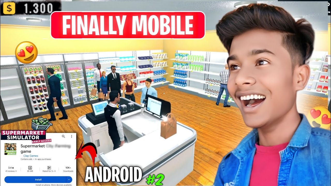 Finally Real Super Market Simulator Mobile Release on Play Store🥰 ...