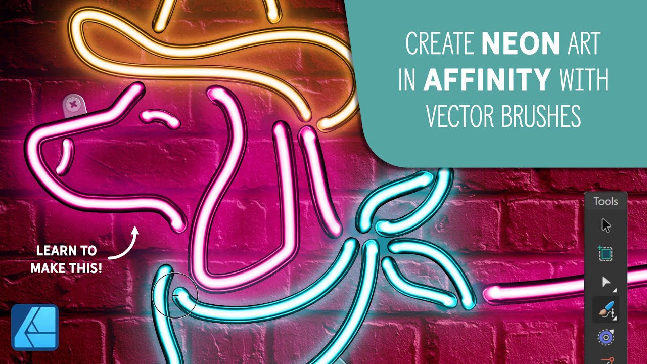 How to Create Neon Designs in Affinity Designer with Brushes | Affinity ...