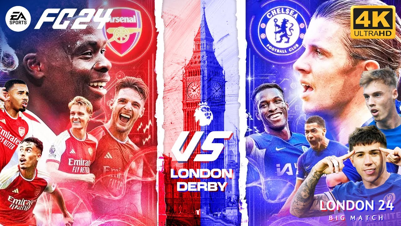 Arsenal FC vs Chelsea FC (Premier League) │ THE LONDON DERBY DERBY 23/ ...