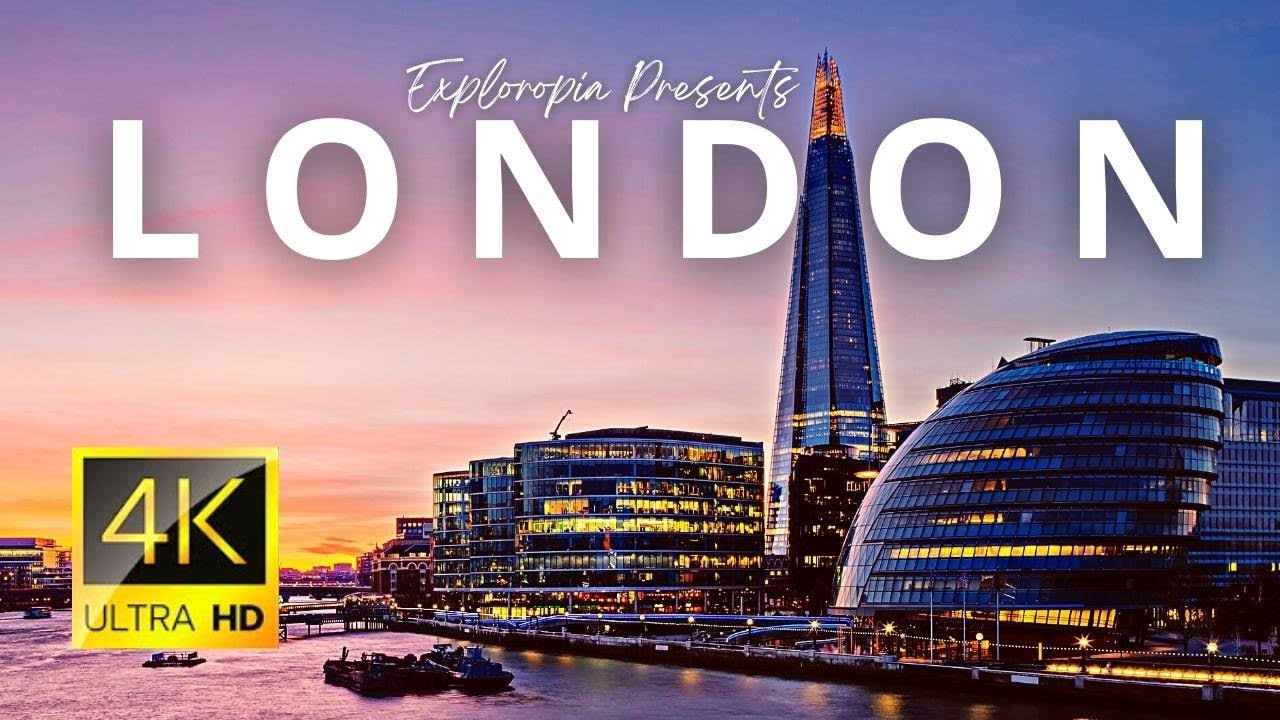 London, England 🇬🇧 in 4K ULTRA HD 60FPS by Drone - YouTube