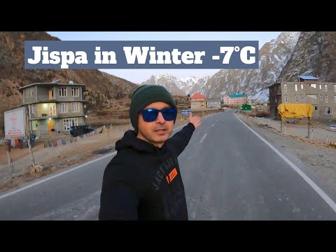 Spiti To Jispa In Winter -7°C || Spiti Road Closed || Sissu || Keylong ...