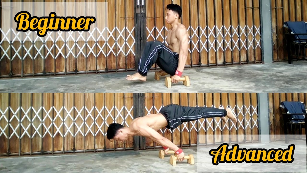 Beginner to Advance Calisthenics Exercises on Parallettes (with some ...