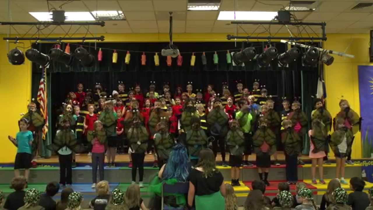 'Bugz' Musical - Barton Hills Elementary School - Spring, 2015 - YouTube
