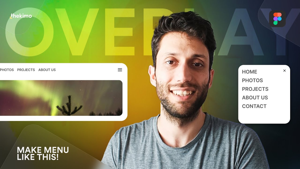 Prototype menu like an expert 😎 Learn overlay in Figma - YouTube