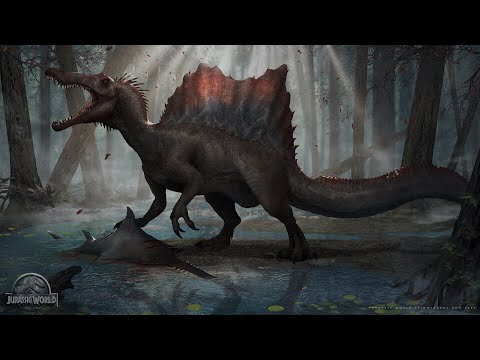 Jurassic Park Spinosaurus Sound Effects - YouTube