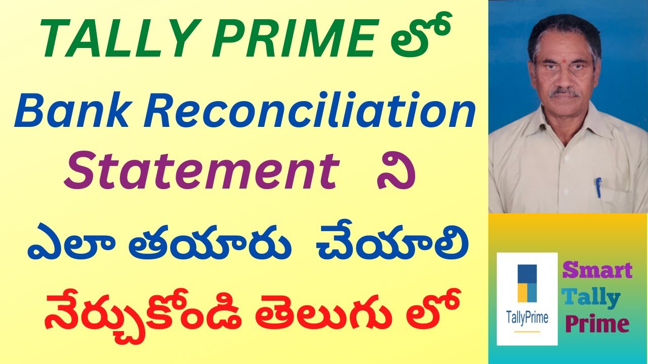 92. How to Prepare Bank Reconciliation Statement in Tally Prime ...