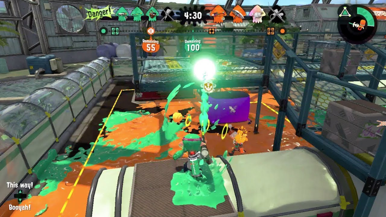 Splatoon 2: Defensive mode activated in Tower Control [20(3)-1, Hero ...