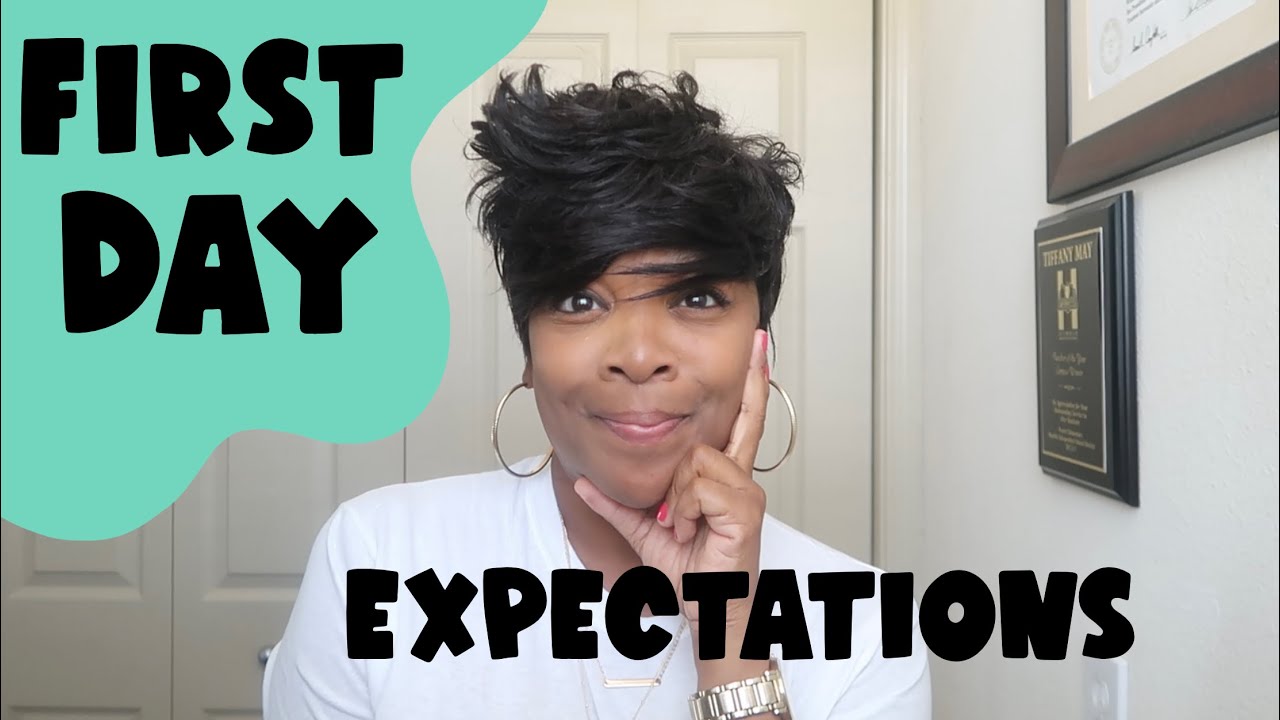 First Day of School Expectations - YouTube
