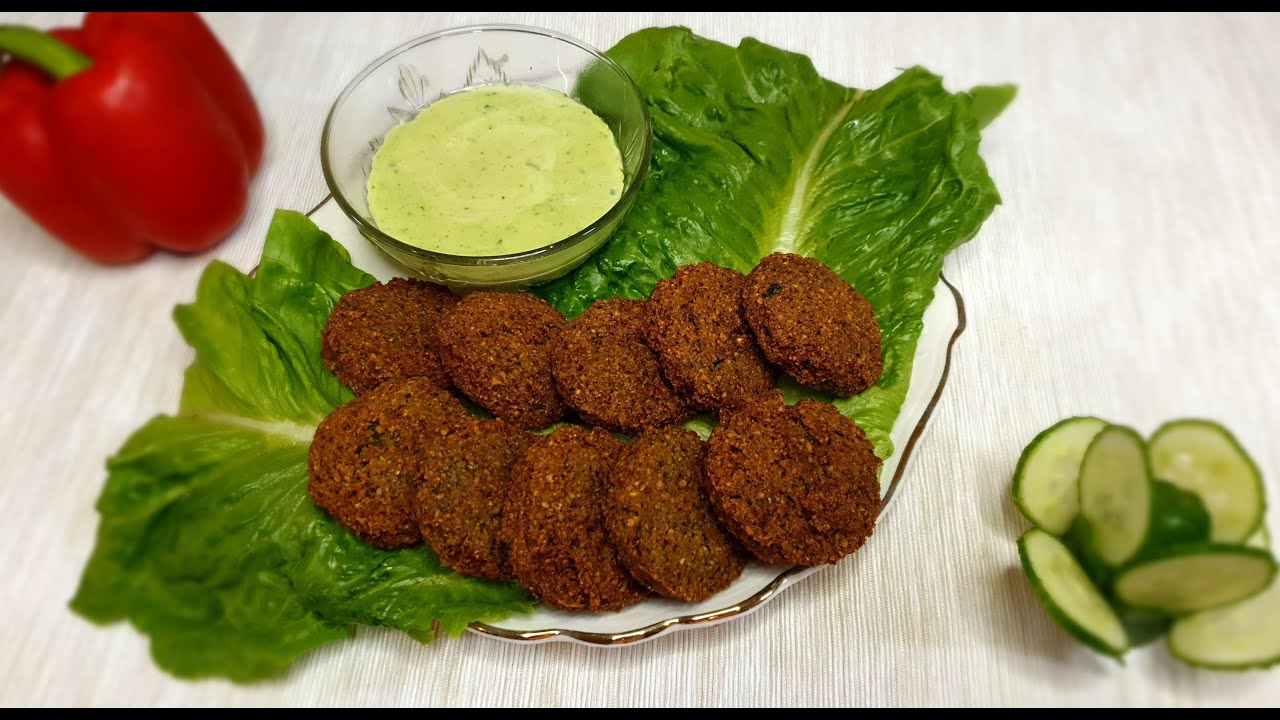 Falafel & Tahini Sauce Recipe/ How to make Falafel / Chickpeas Falafel ...