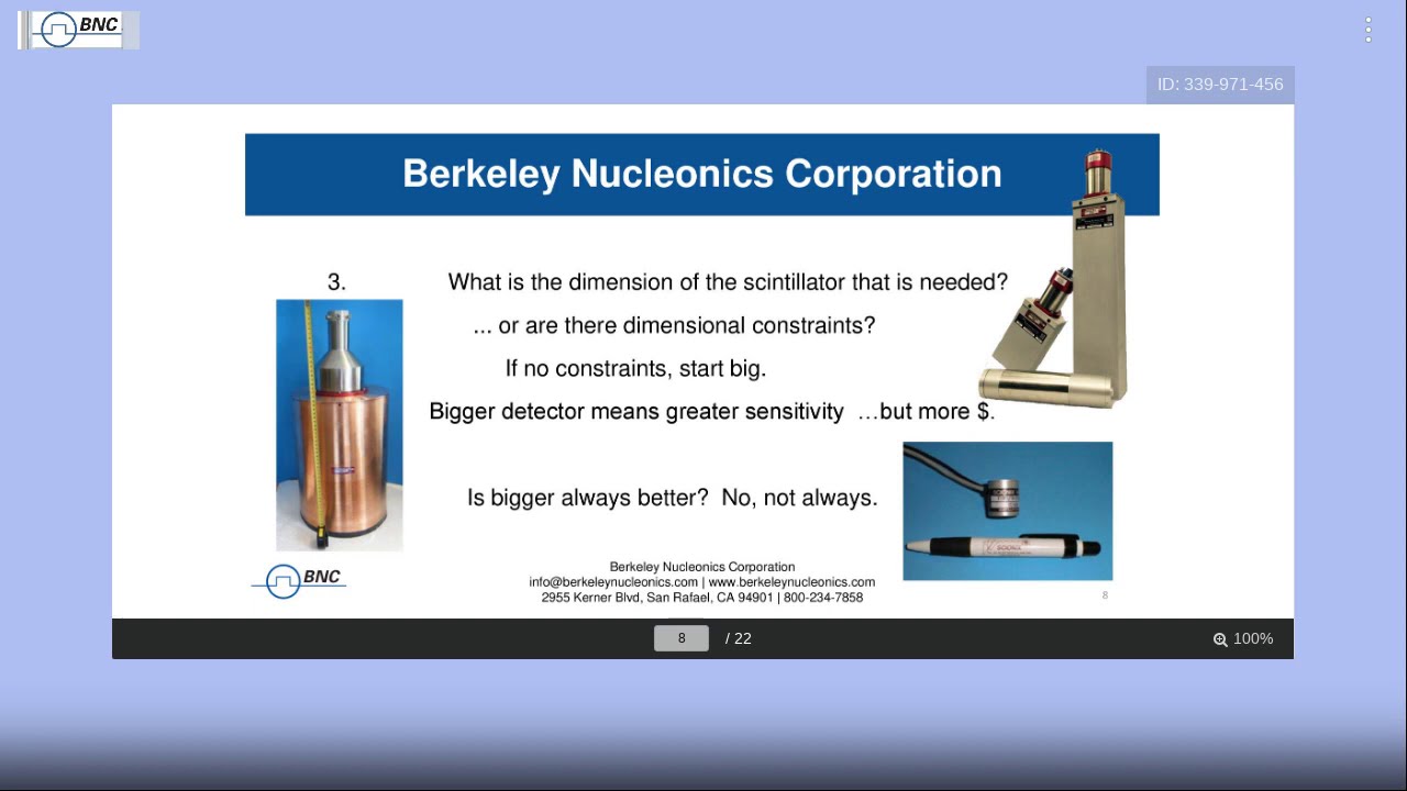 Customizing Your Scintillation Detector - Tradeoffs on Materials, Sizes ...