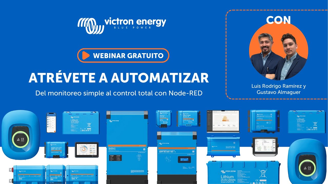 Automatización con Node-RED | Curso práctico para instaladores Victron ...