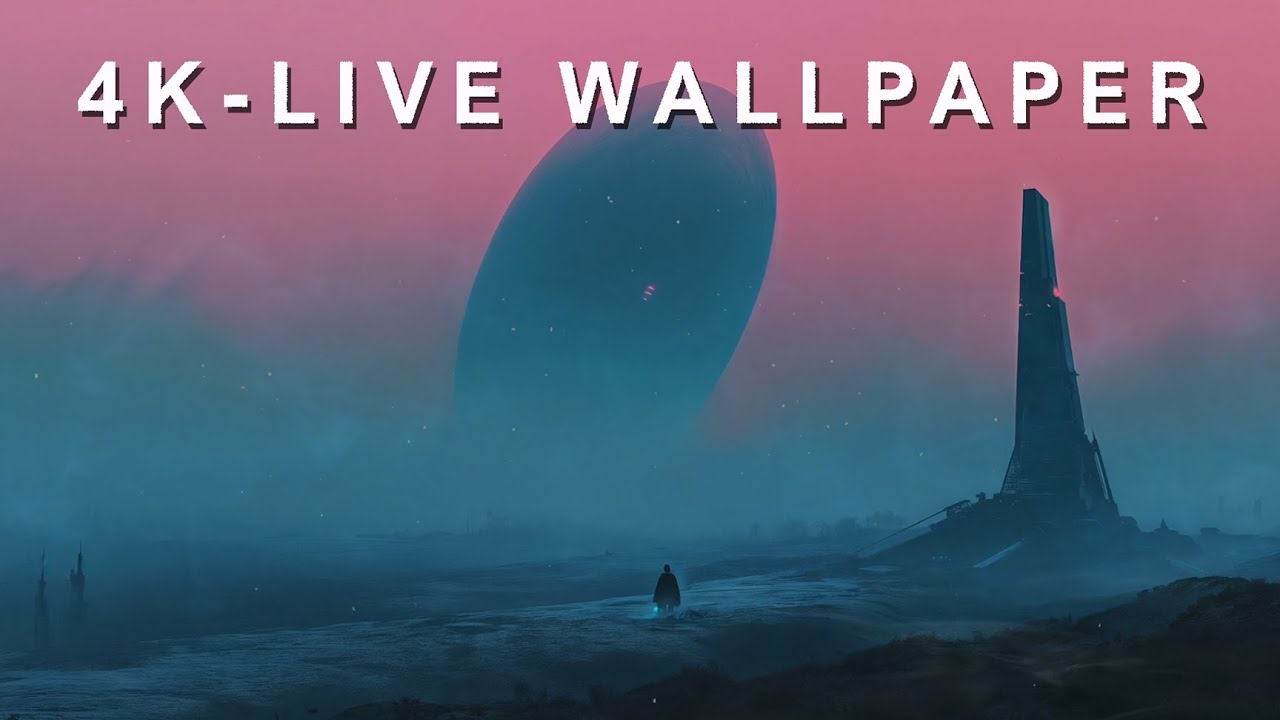 4K Sci-Fi Live Wallpaper - Alien UFO Spaceship Horizon | Cosmic Mystery ...