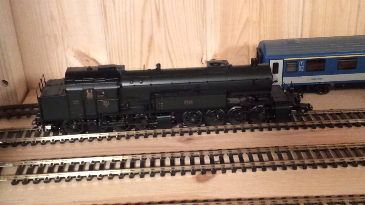 First test run DB BR96 TRIX with Sound - YouTube