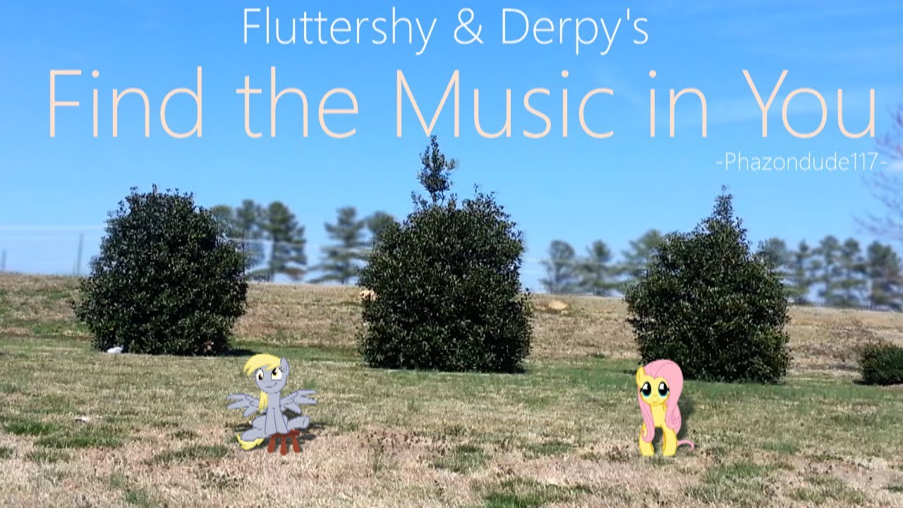 My Little Pony - In Real Life - Fluttershy shows Derpy the Music! - YouTube