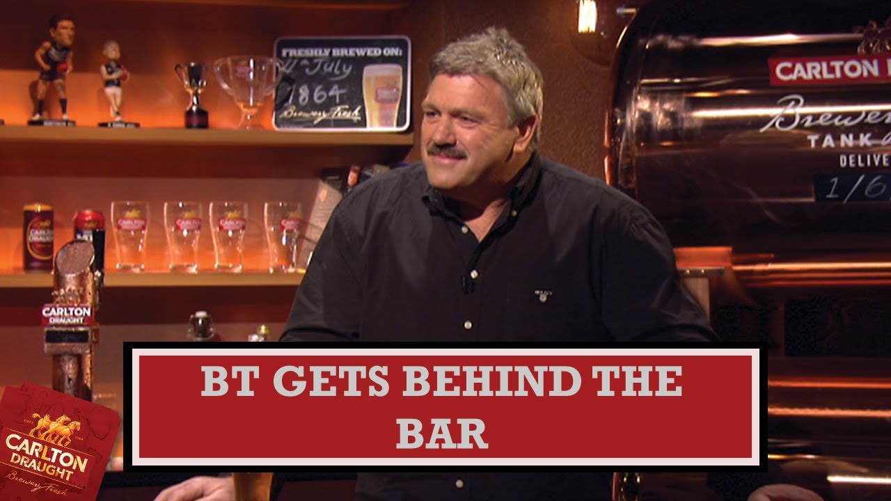 Friday Front Bar | BT Gets Behind The Bar | Carlton Draught - YouTube