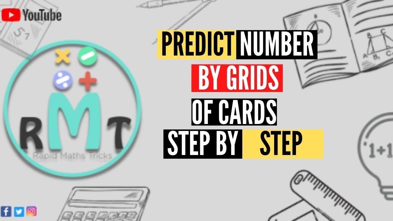 Predict number by user using grids of cards | Rapid Math Tricks | Math ...