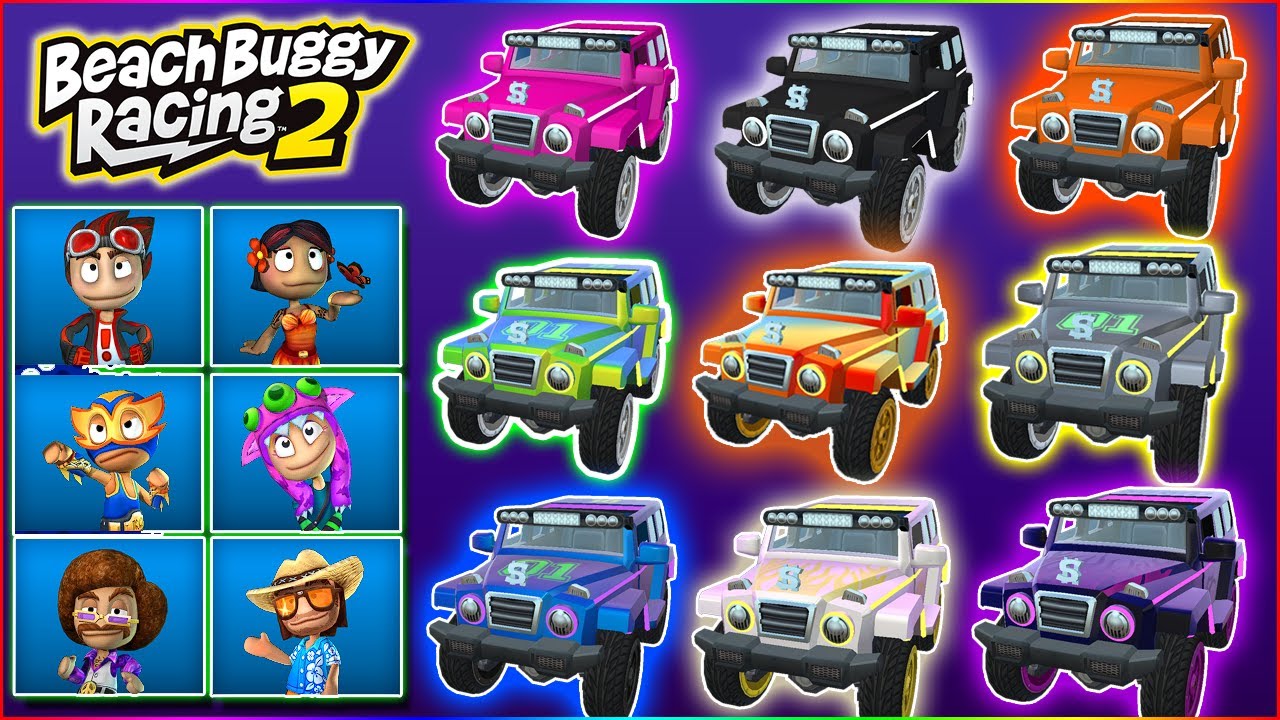 Beach buggy racing 2 - Show the chic of Big Dog car with all characters ...