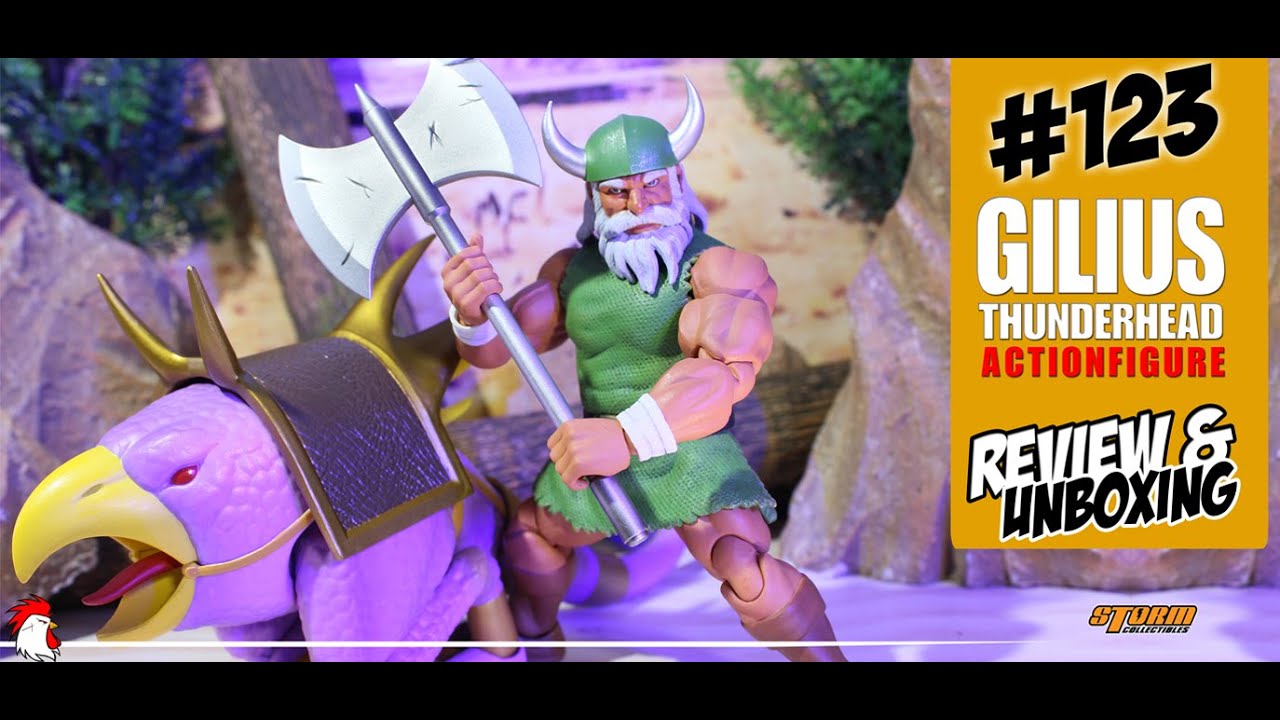 #123 Review Gilius Thunderhead Golden Axe - Storm Collectibles - PT-BR ...