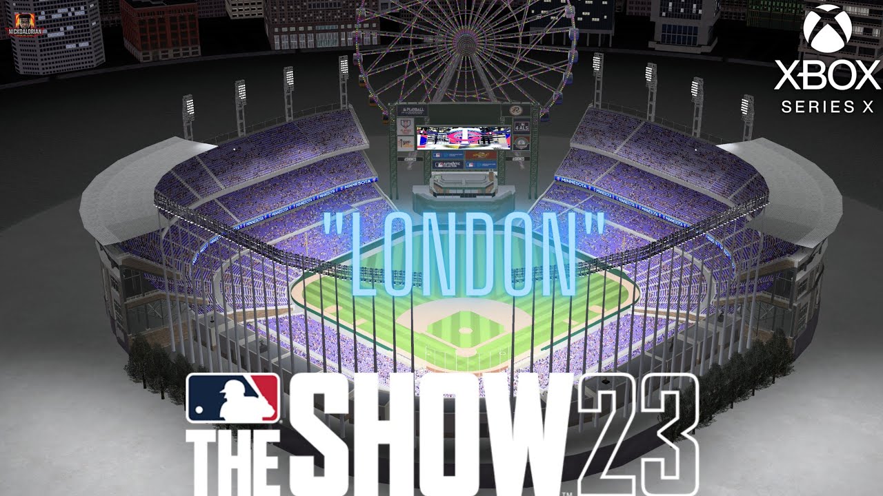 MLB The Show 23: Stadium Creator "London Stadium" - YouTube
