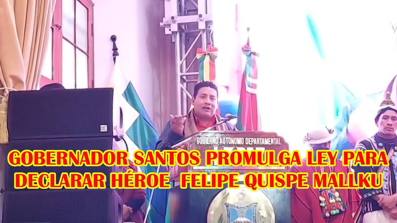 FELIPE QUISPE EL MALLKU FUE DECLARADO HEROE DEPARTAMENTAL DE LA PAZ ...